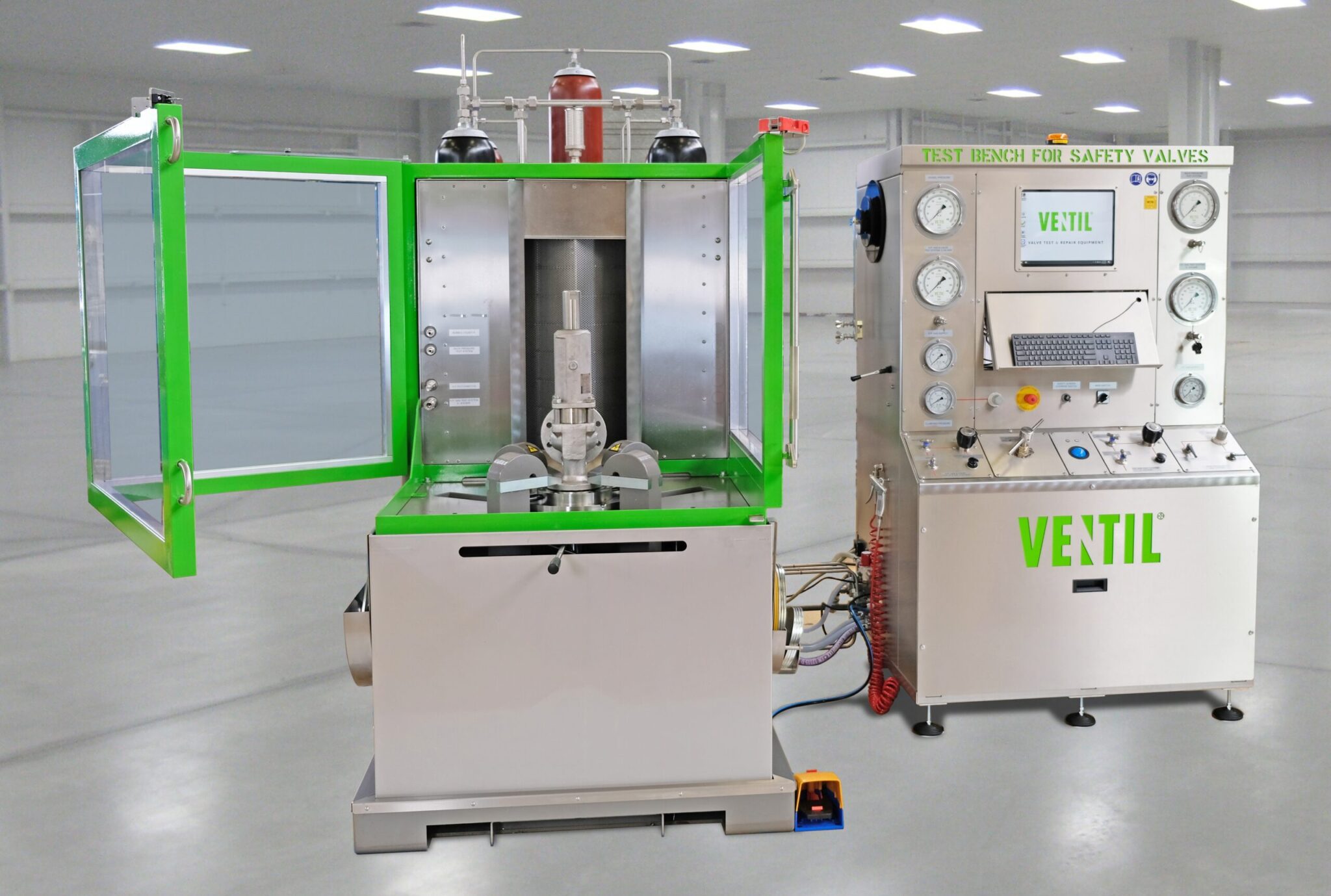 PRESSURE RELIEF/SAFETY VALVE TEST BENCHES - Ventil Test Equipment