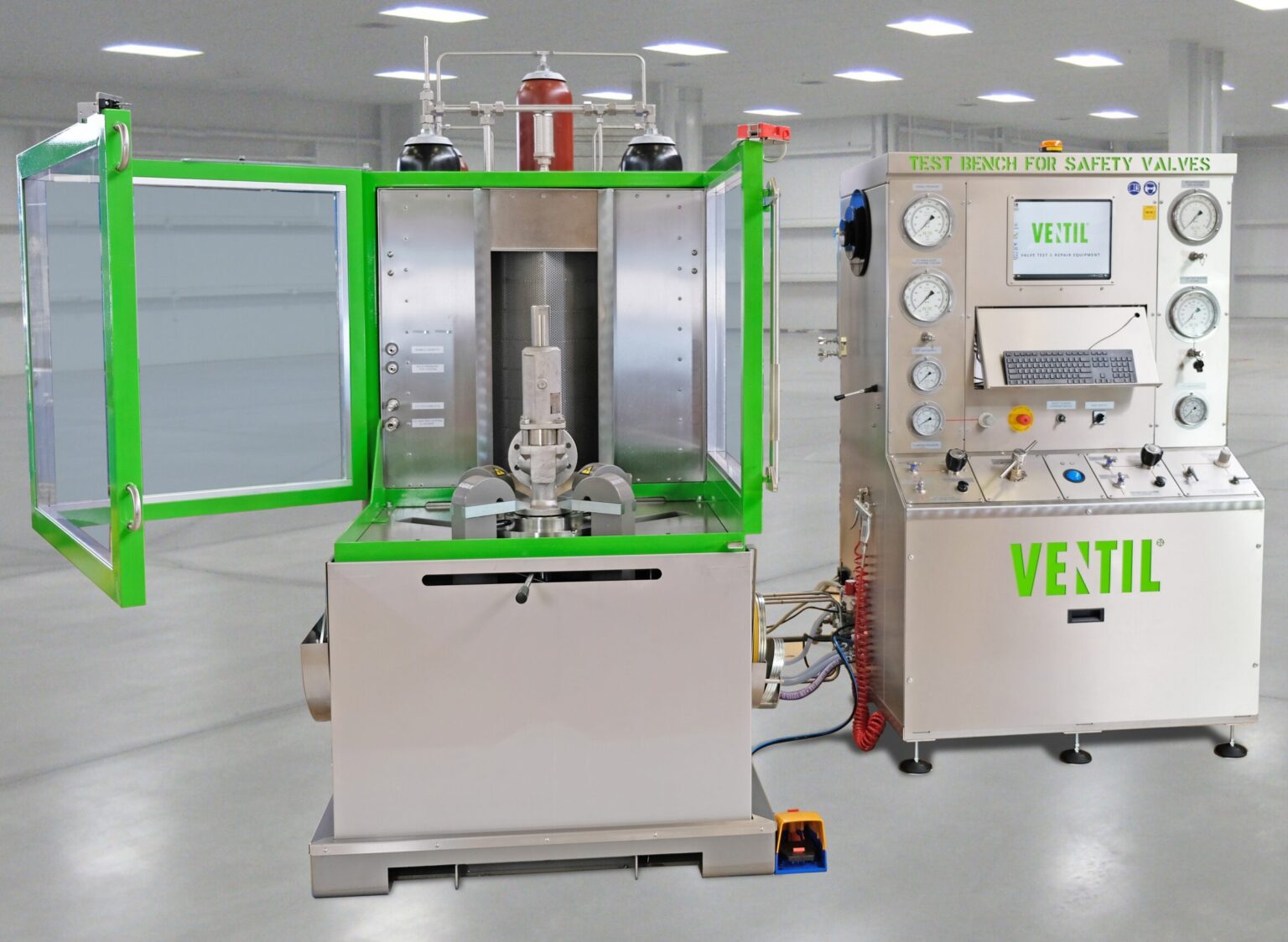 SRV-FLII Valve Test Benches – VC25 & VC40 | Ventil