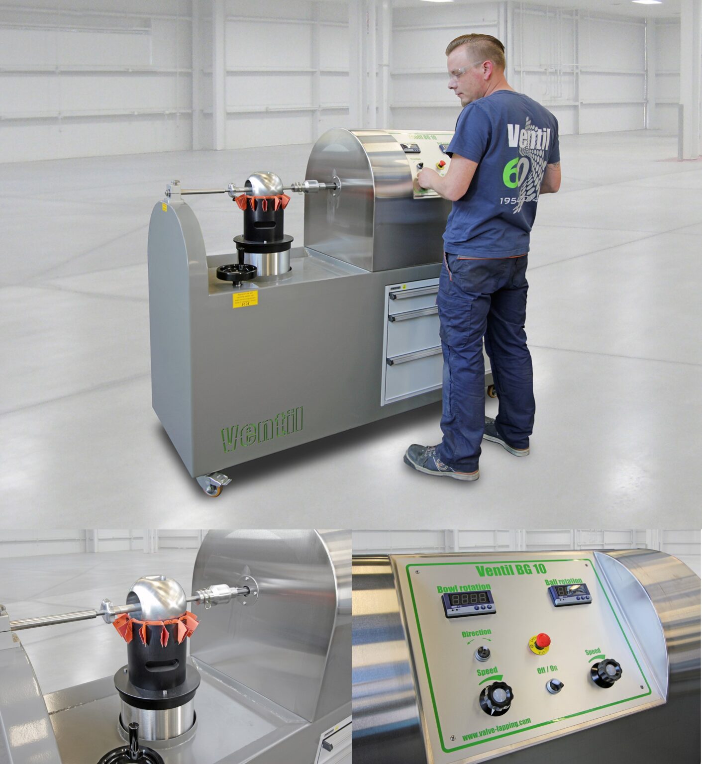 GRINDING & LAPPING EQUIPMENT - Ventil Test Equipment