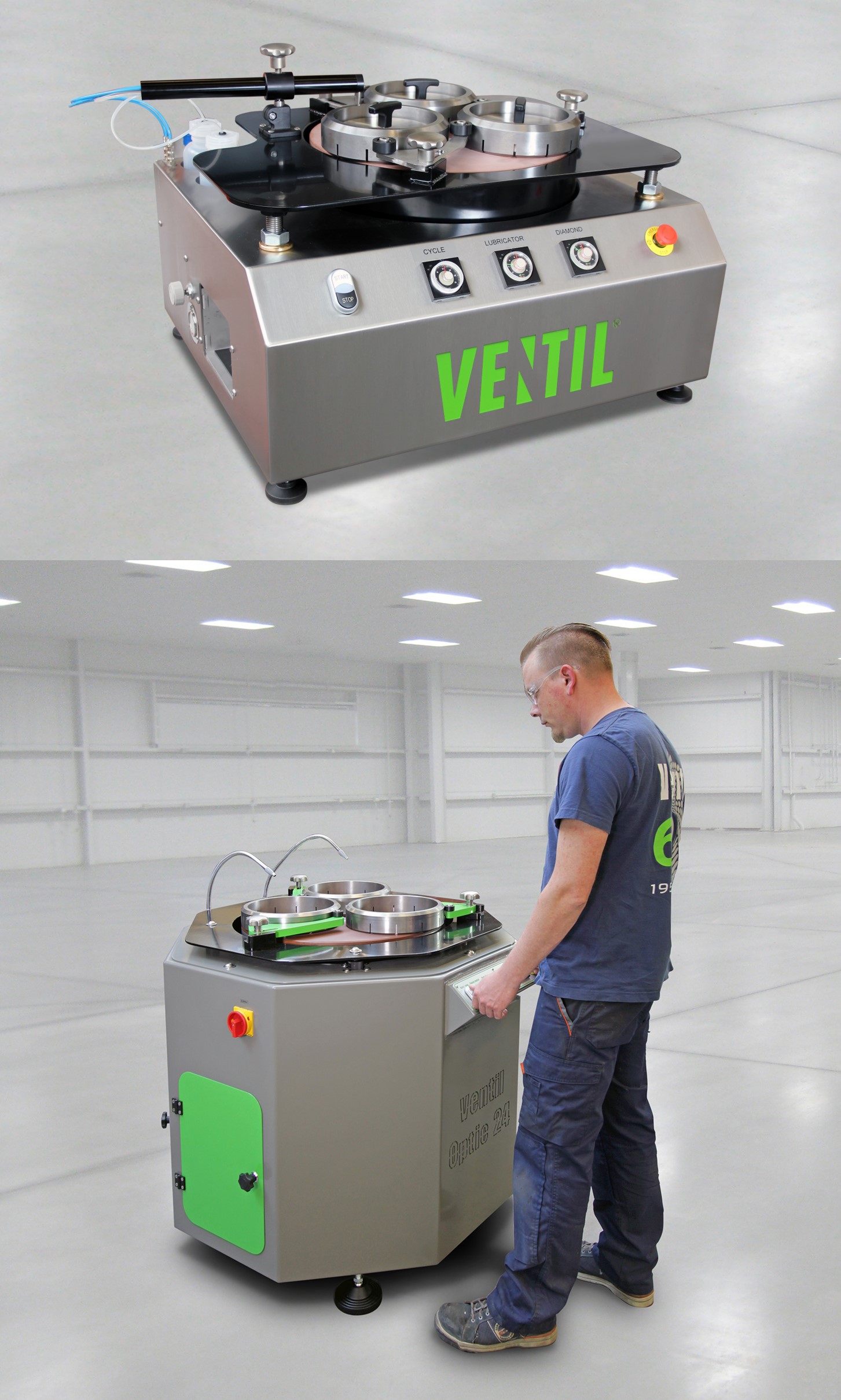 GRINDING & LAPPING EQUIPMENT - Ventil Test Equipment