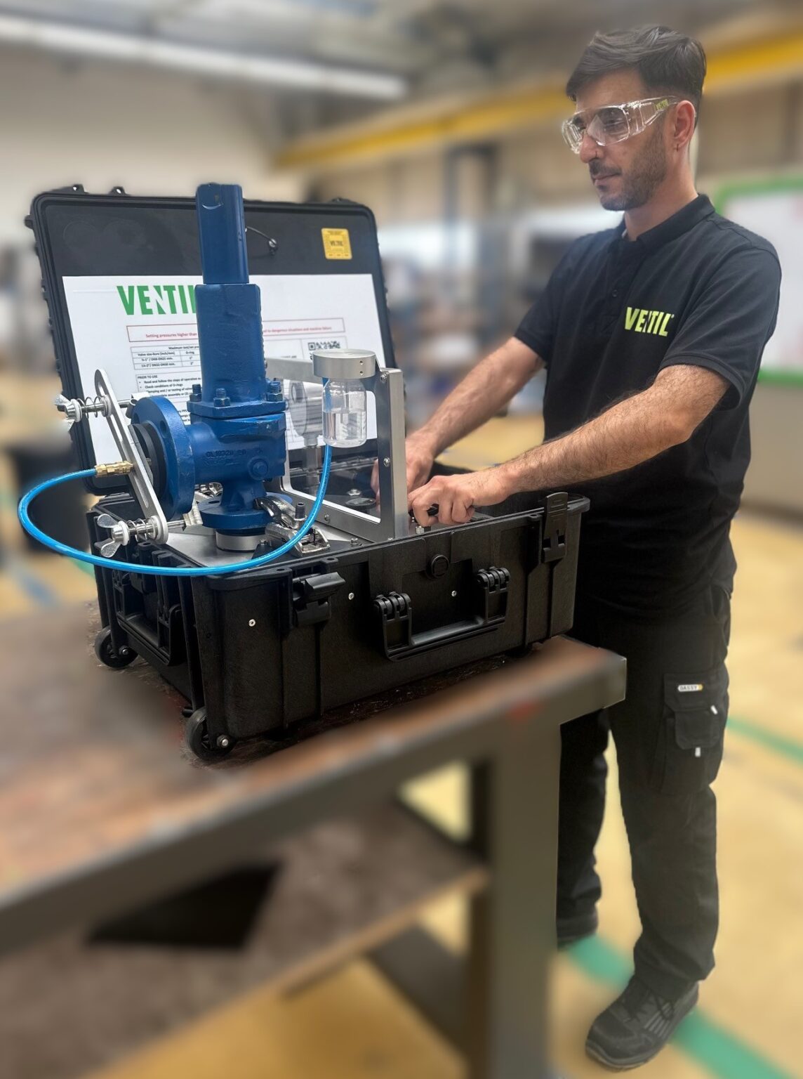 PRESSURE RELIEF/SAFETY VALVE TEST BENCHES - Ventil Test Equipment