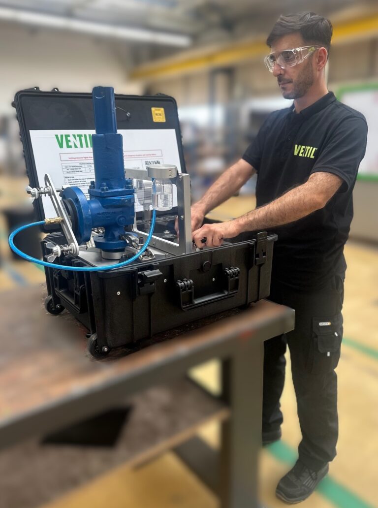 PRESSURE RELIEF/SAFETY VALVE TEST BENCHES - Ventil Test Equipment